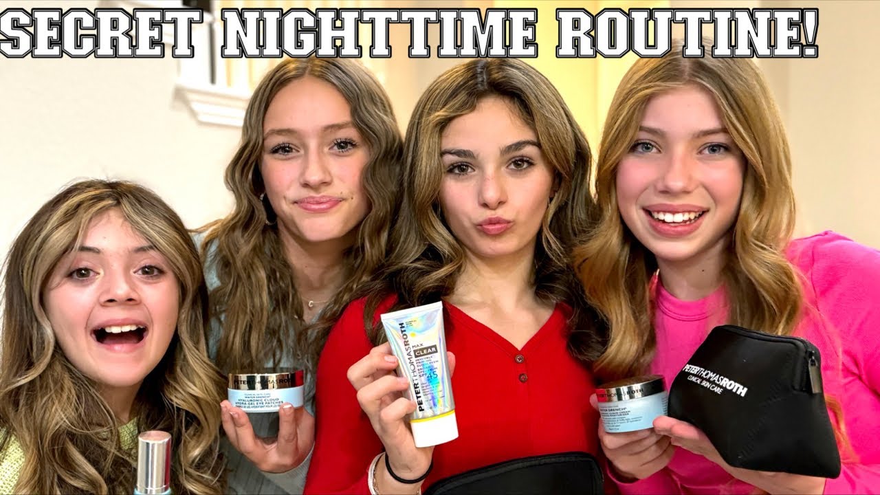 OUR SECRET NIGHTTIME ROUTINE - YouTube