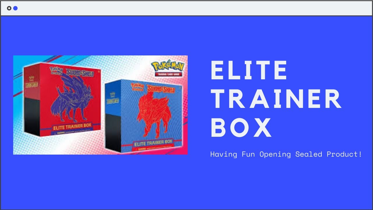 Opening a Sword and Shield Elite Trainer Box - YouTube