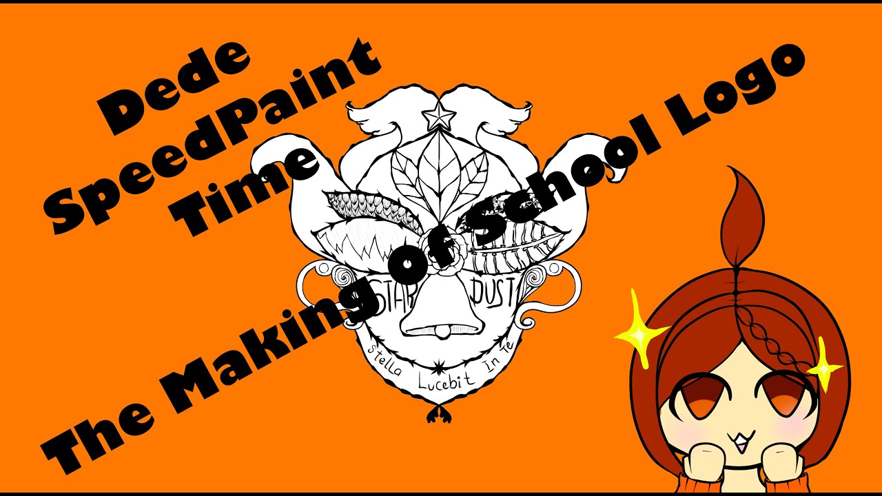 DEDE Speedpaint TIME : School Logo ( The Making ) - YouTube