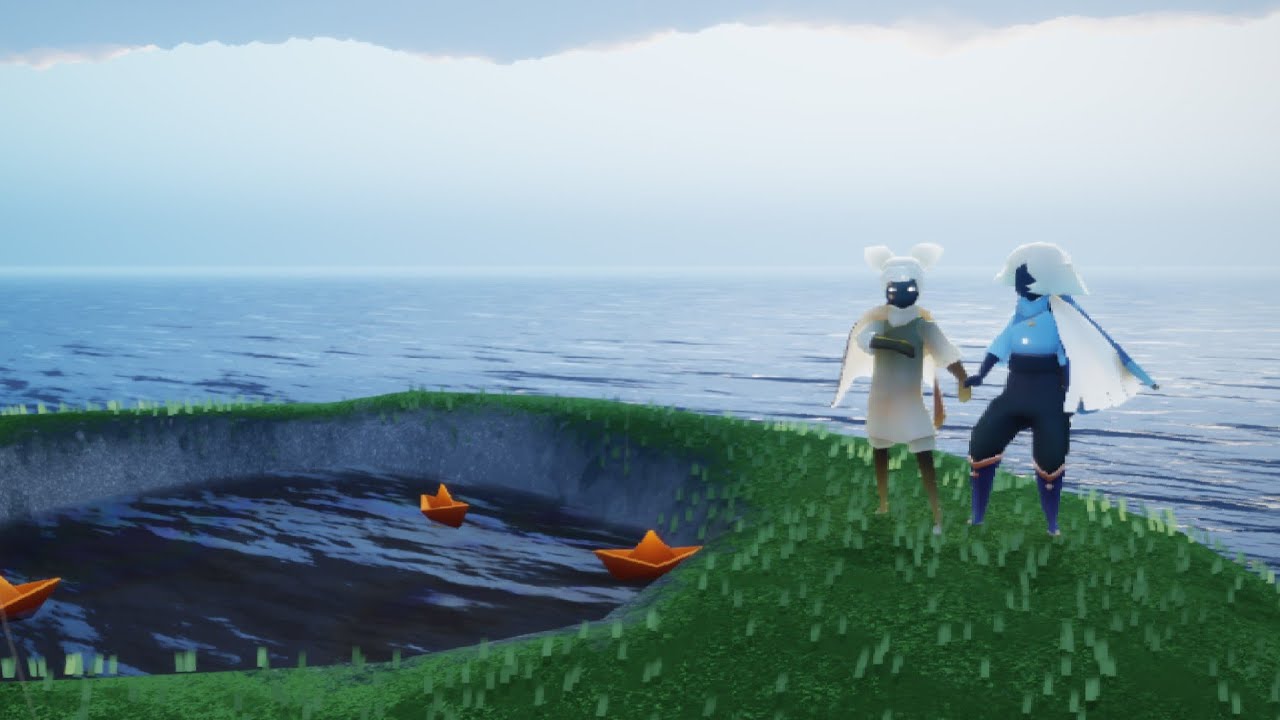 HANGING OUT AT THE POLLUTED GEYSER!!! | Sky: Children Of The Light ...