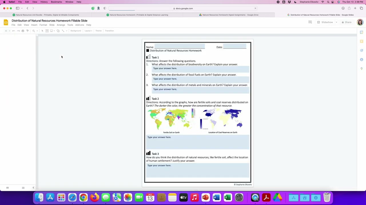 Uploading Stephanie Elkowitz's Digital Assignments to Google Drive ...