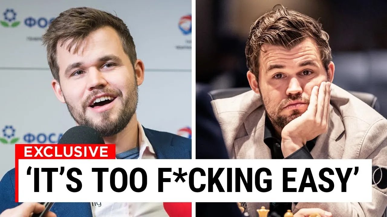Magnus Carlsen REVEALS Why He's Bored Of Chess.. - YouTube
