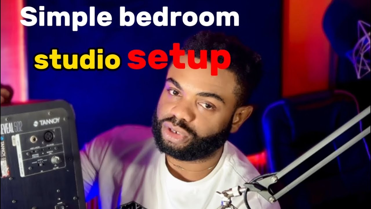 Home studio setup (how setup bedroom studio recording)Home recording ...