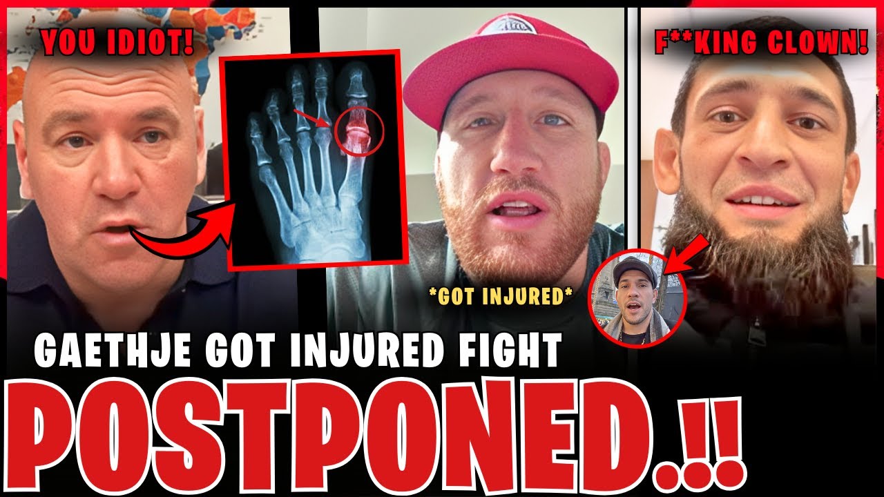 Justin Gaethje Got INJURED & UFC 324 Fight POSTPONED! | Khamzat Chimaev ...