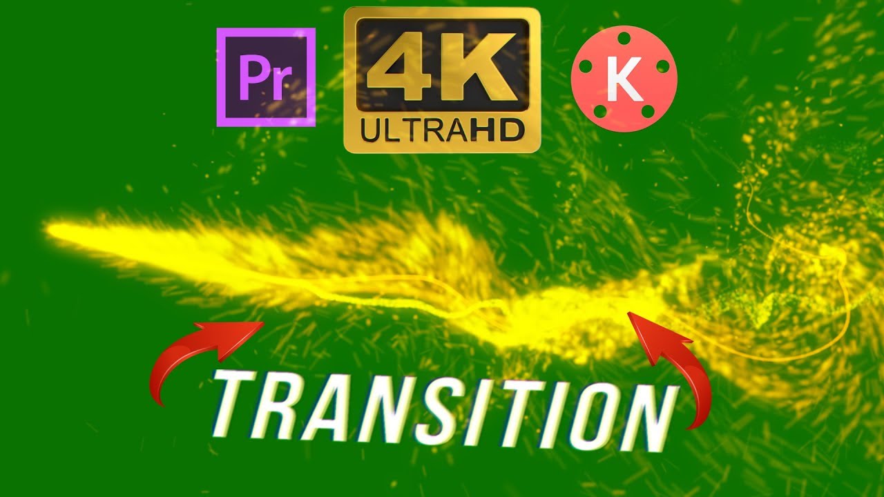 Green Screen Light Sparks Transition Effects 4K + SFX - YouTube