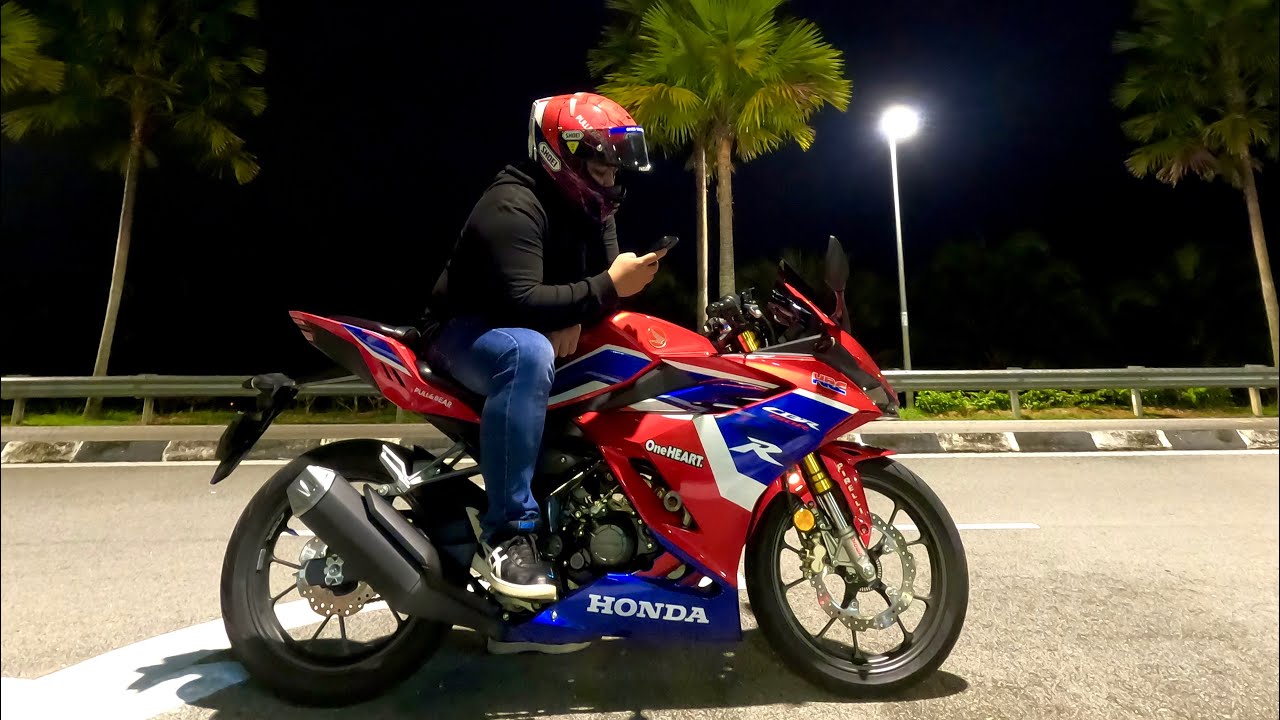 Honda CBR 150R full tank berapa KM boleh pergi ? - YouTube