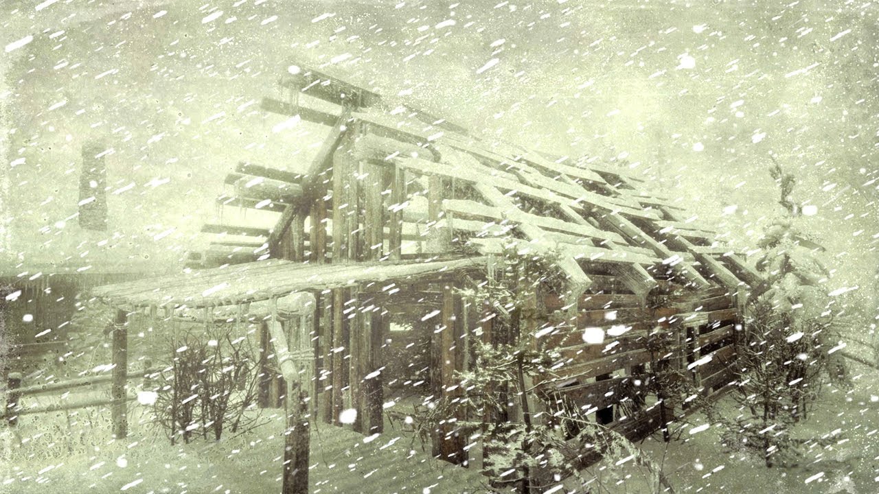 Mighty Snowstorm & Heavy Blizzard Sounds for Sleeping - Howling Wind ...