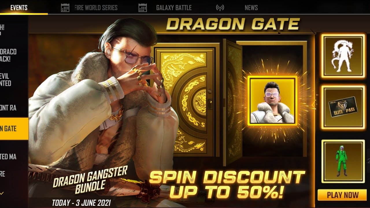 Dragon Gate Free Fire || FreeFire New Event || Dragon Gate Event ...