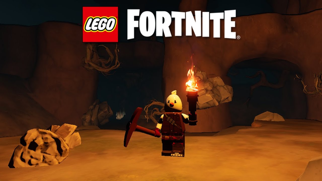 EXPLORAMOS UMA CAVERNA no LEGO Fortnite - YouTube