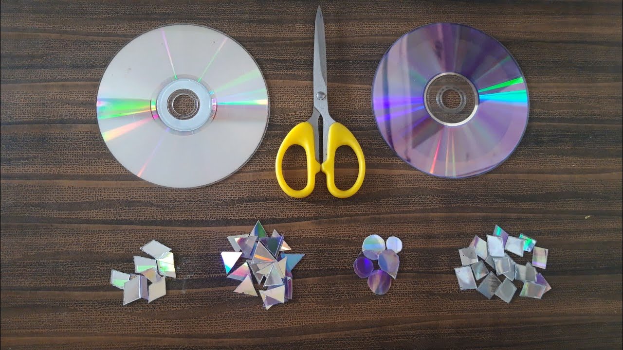 How to cut CD and DVD easily - YouTube
