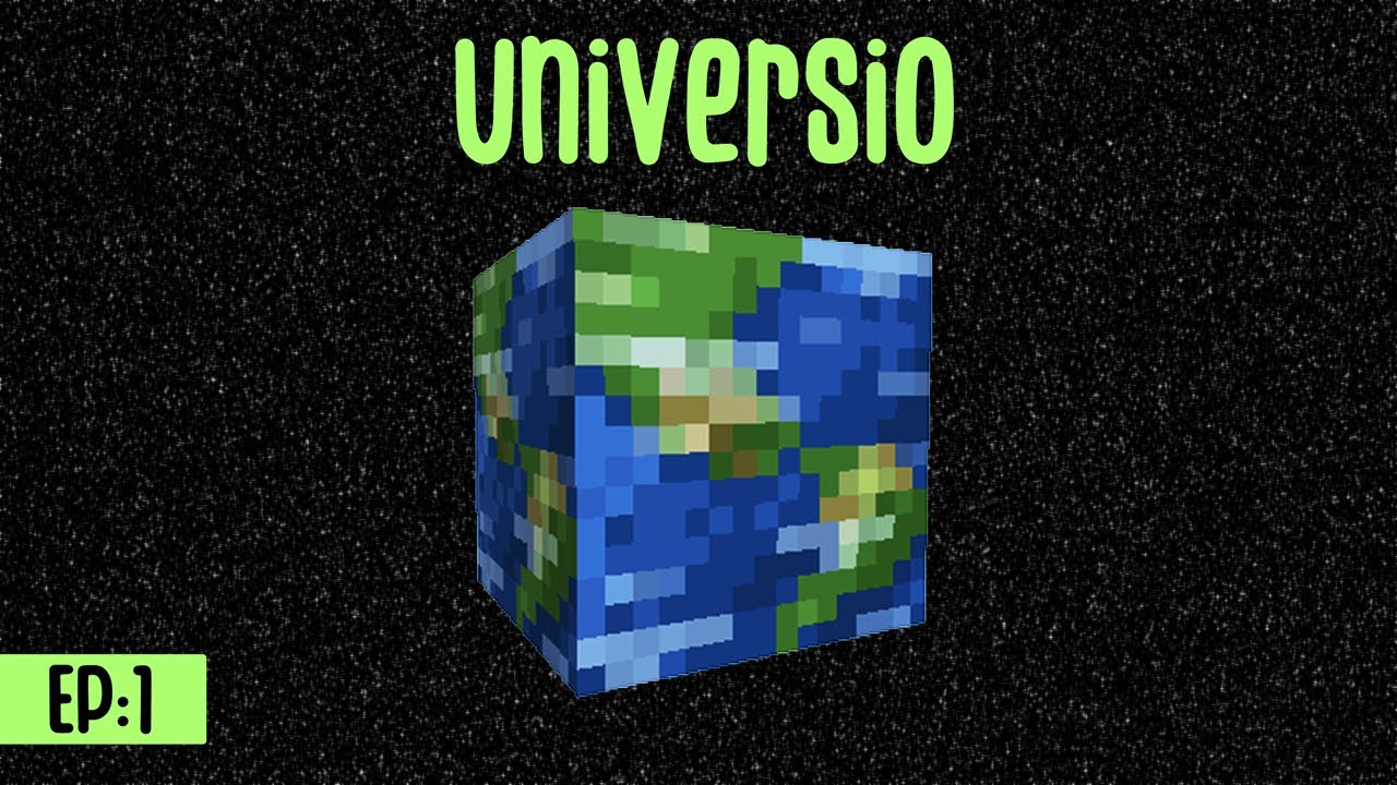 Minecraft Universio | Creating Earth & Gravity #1 | Modded Questing Skyblock - YouTube