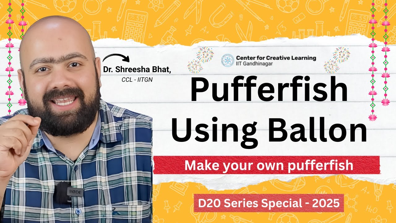 Pufferfish balloon trick 🐡 | Diwali D20 - YouTube