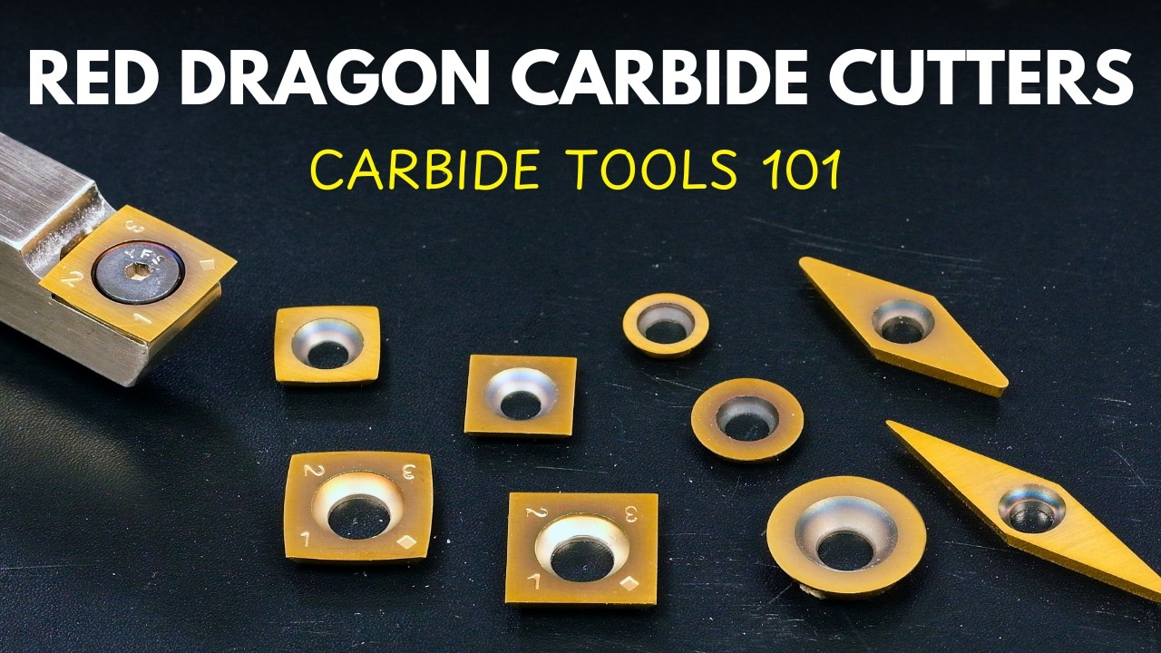 Red Dragon Carbide Cutters + Pro Tips for Carbide Turning Tools - YouTube