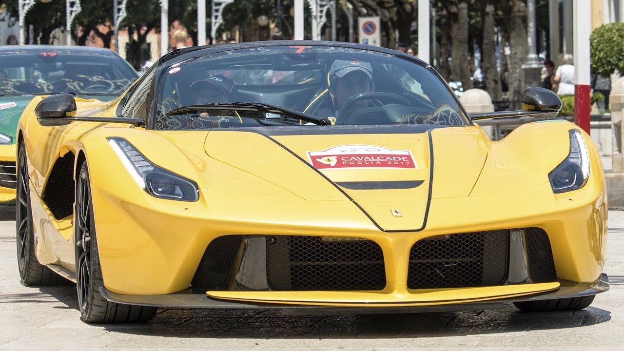 gregb.23 's FERRARI LAFERRARI APERTA - FERRARI CAVALCADE 2017 HQ - YouTube