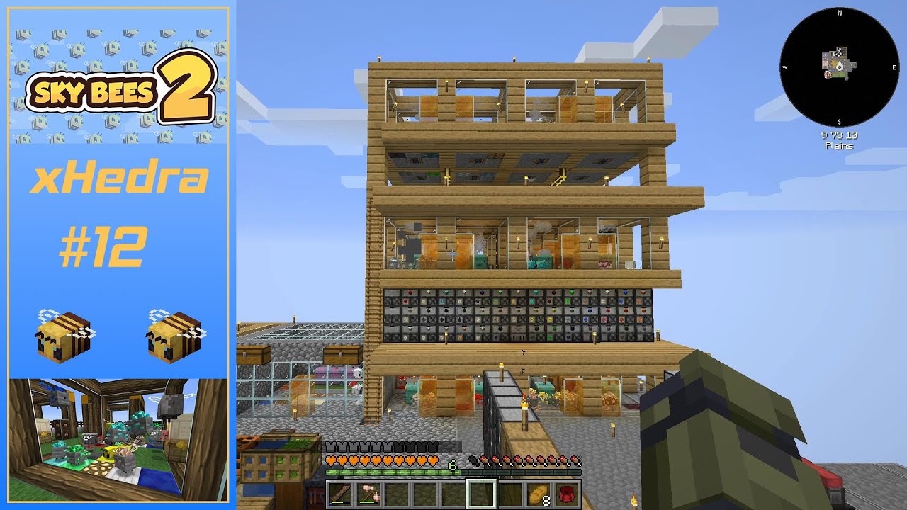 Sky Bees 2 E12 Powah Energizing, Magmator, Reactor & Centrifuge - YouTube