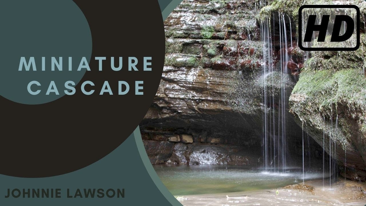 Forest Waterfall Nature Sounds - Miniature Cascade - HD 1 Hour Birdsong ...