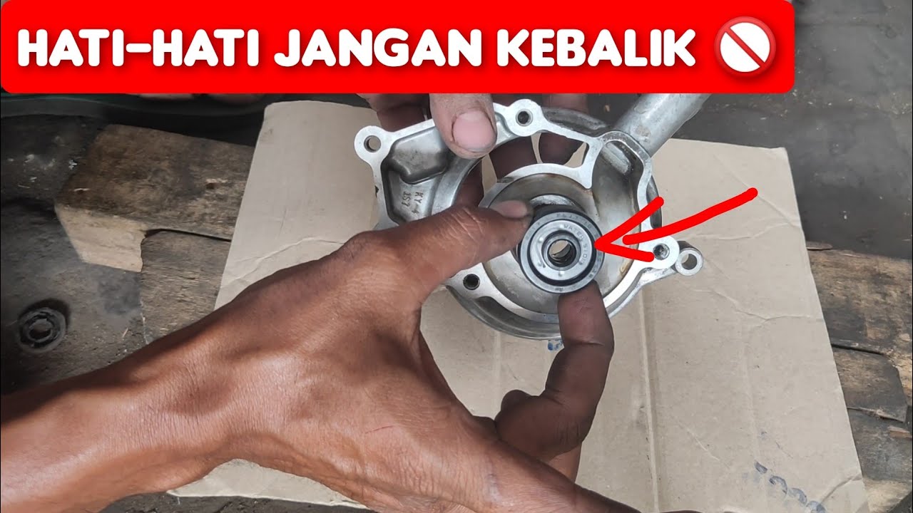 Cara mengganti sil water pump Yamaha vixion/jupiter MX - YouTube