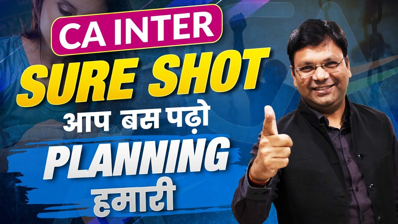 CA Inter Nov 24 Sure Shot Batch Announcement | Satish Jalan Sir - YouTube