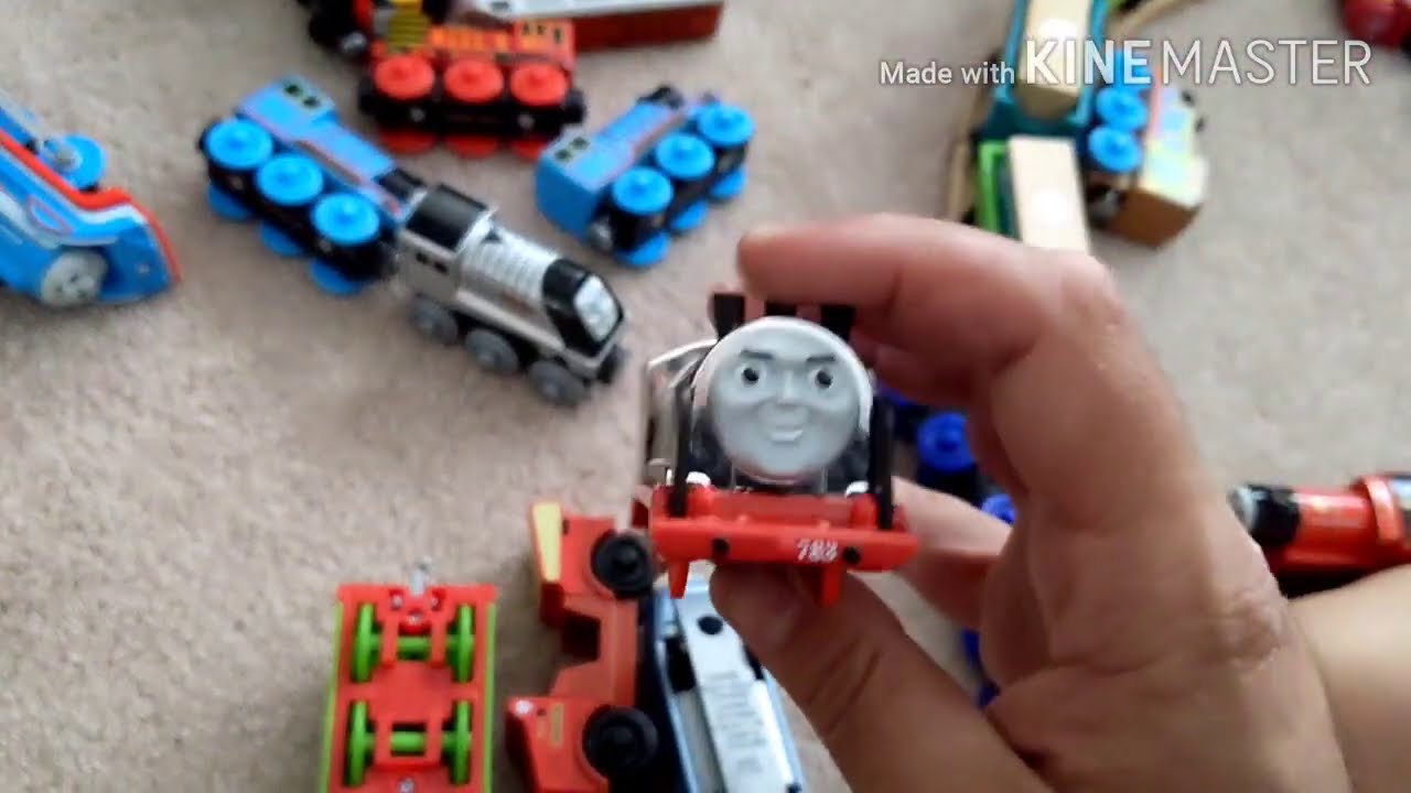 Thomas the train collection and colours - YouTube