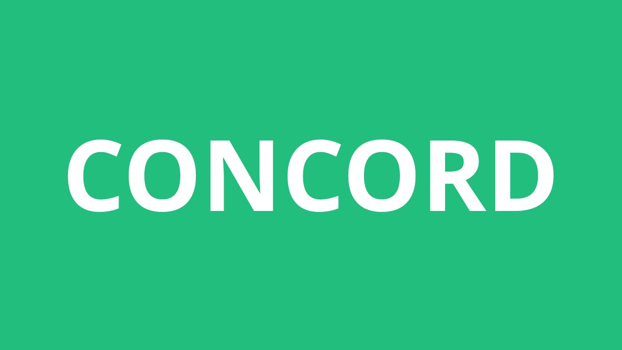 How To Pronounce Concord - Pronunciation Academy - YouTube
