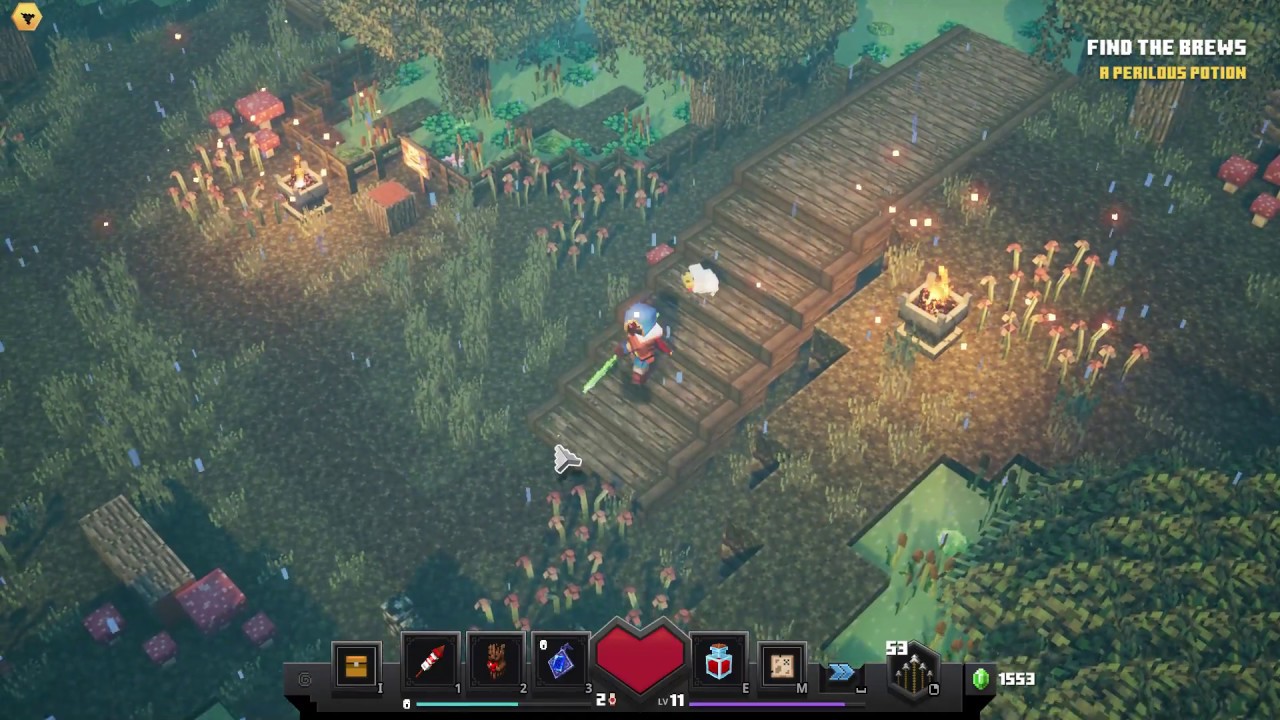 Minecraft Dungeons, zombie baby horrer - YouTube