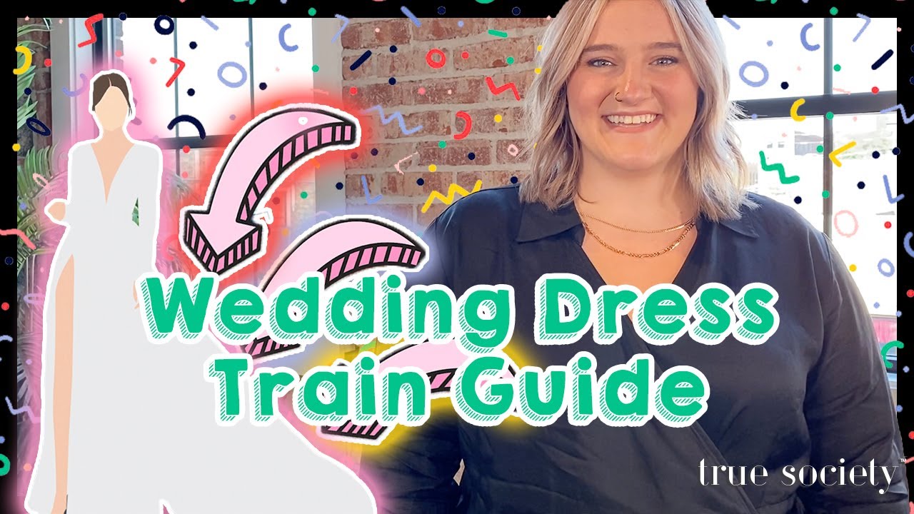 The Ultimate Guide to Wedding Dress Trains - YouTube