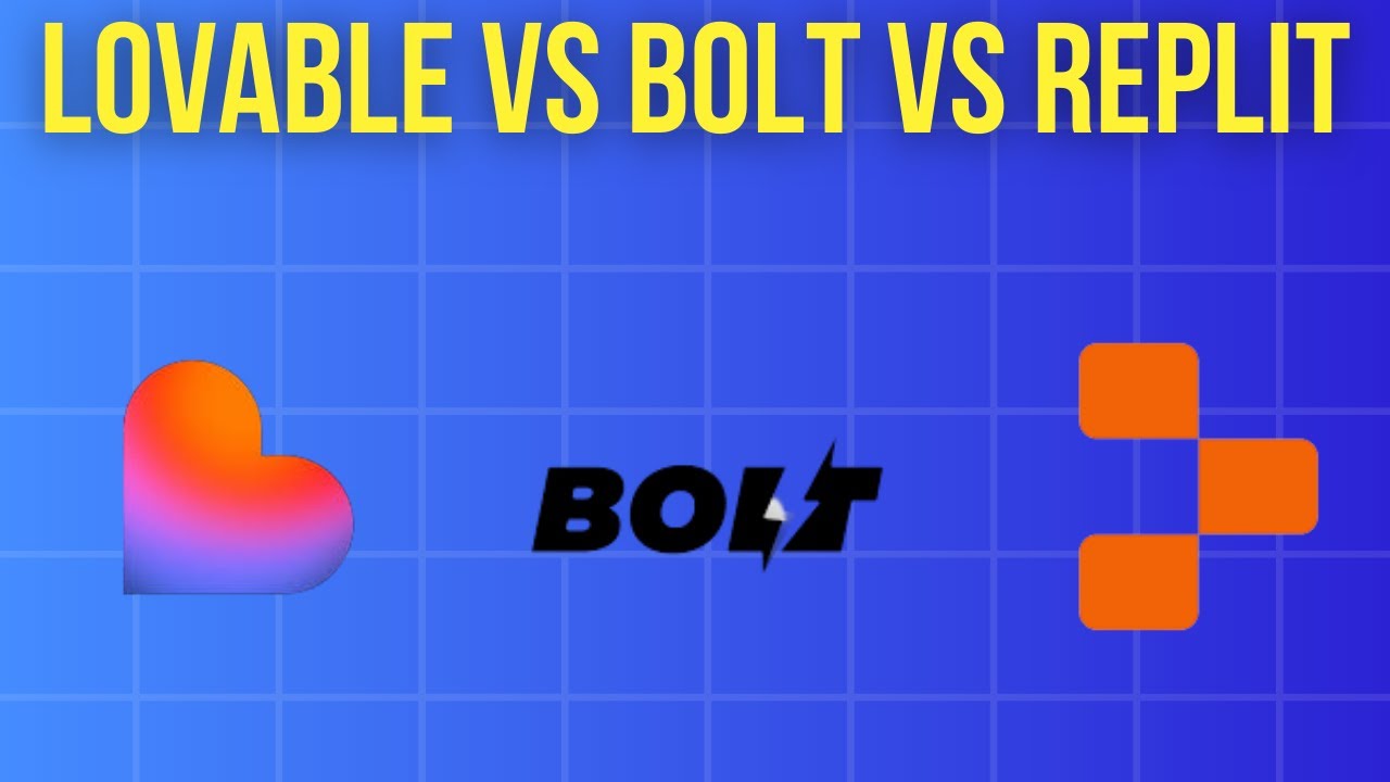 Lovable vs. Bolt vs. Replit | Best AI Web Developer (2025) - YouTube