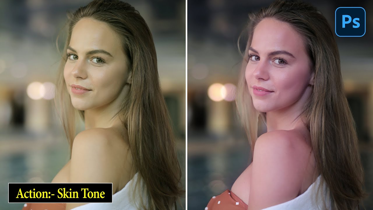 Skin Retouching in Photoshop | How to Create Skin Tone Action in ...