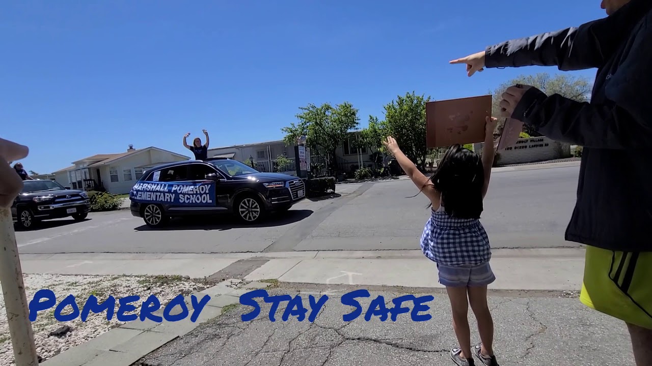 Pomeroy Teacher Car Parade 2020 Apr 22 - YouTube