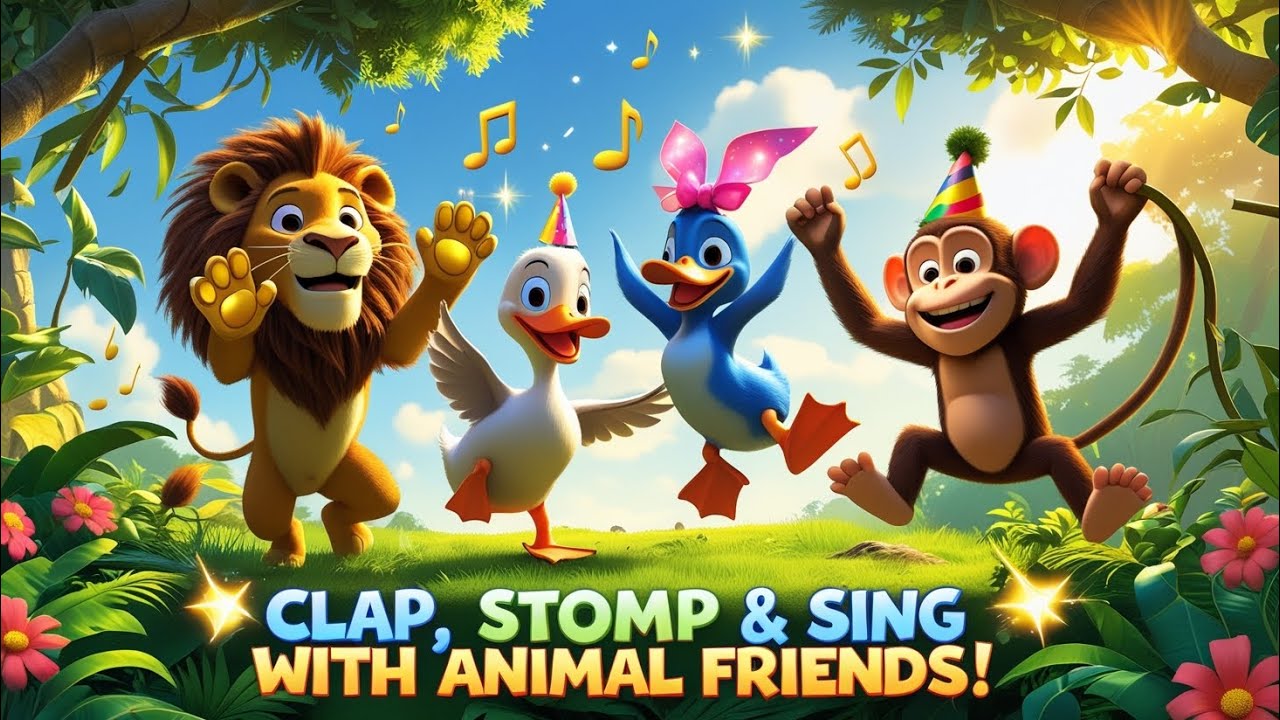 Stomp, Clap, and Sing Along with Animals! sing along kids rhymes ...
