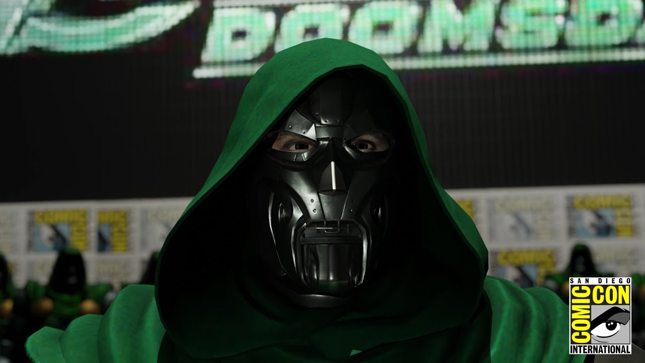 Comic Con Doctor Doom Reveal Animated in Blender - YouTube