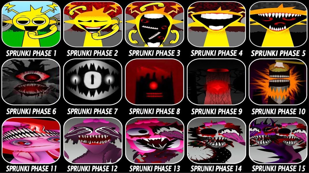 Incredibox Sprunki's 15 Phases in 1 Hour The Ultimate Incredibox ...