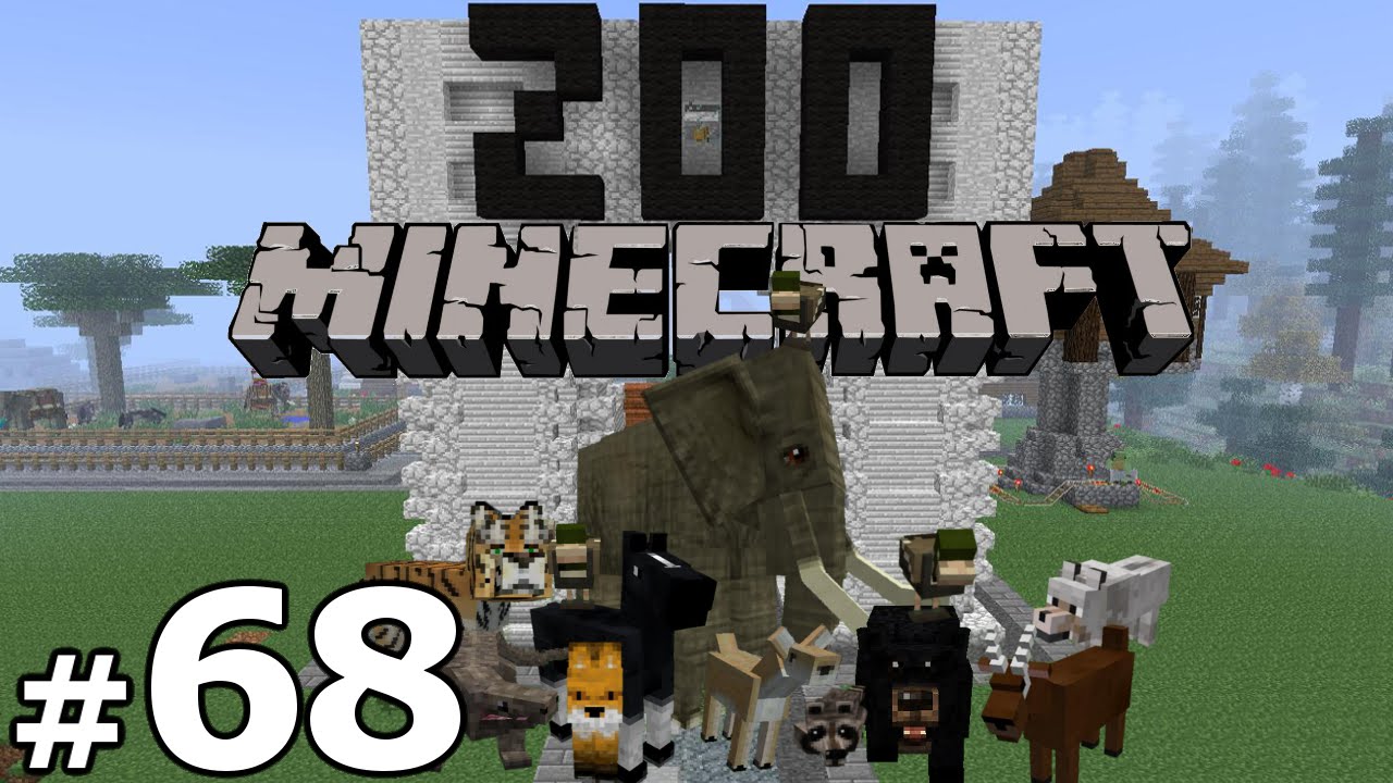 Minecraft Zoo Build - Part 68 - MAD LIBS - YouTube