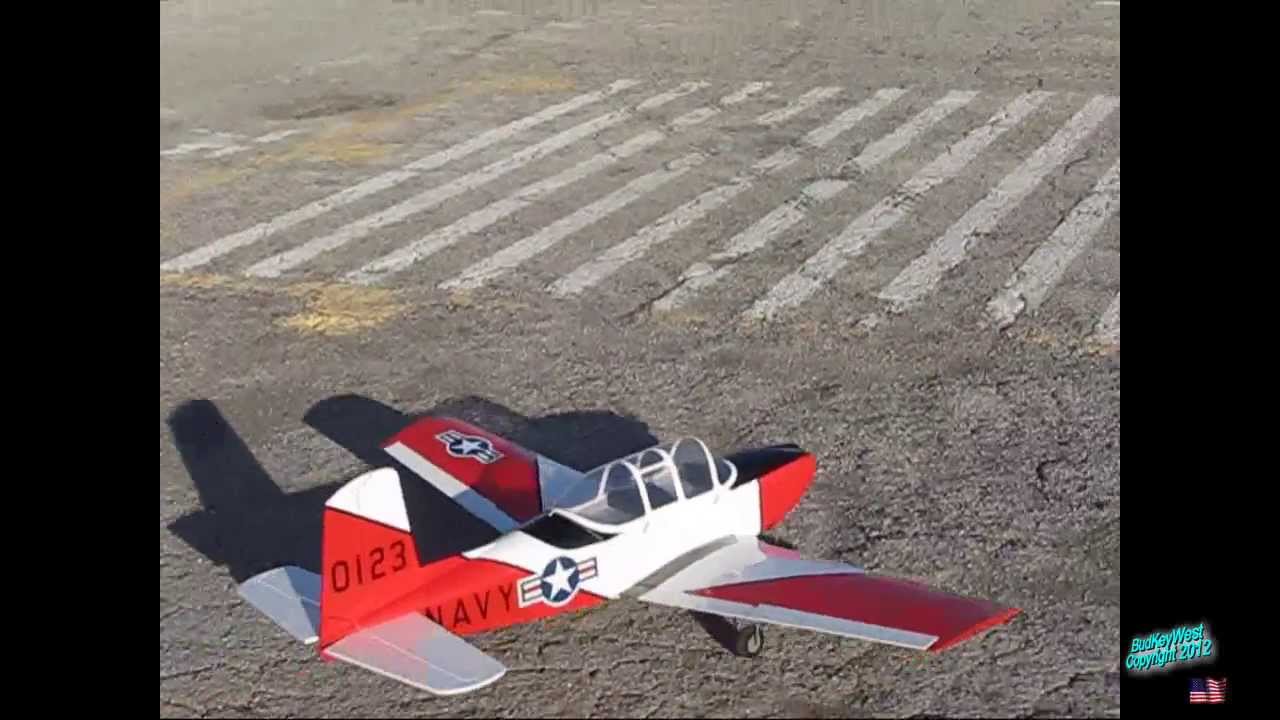 RC Airplane T-34 Nice Flight - YouTube