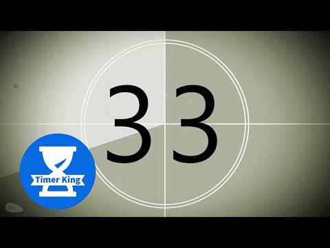 60 Second Old Movie Style Countdown Timer