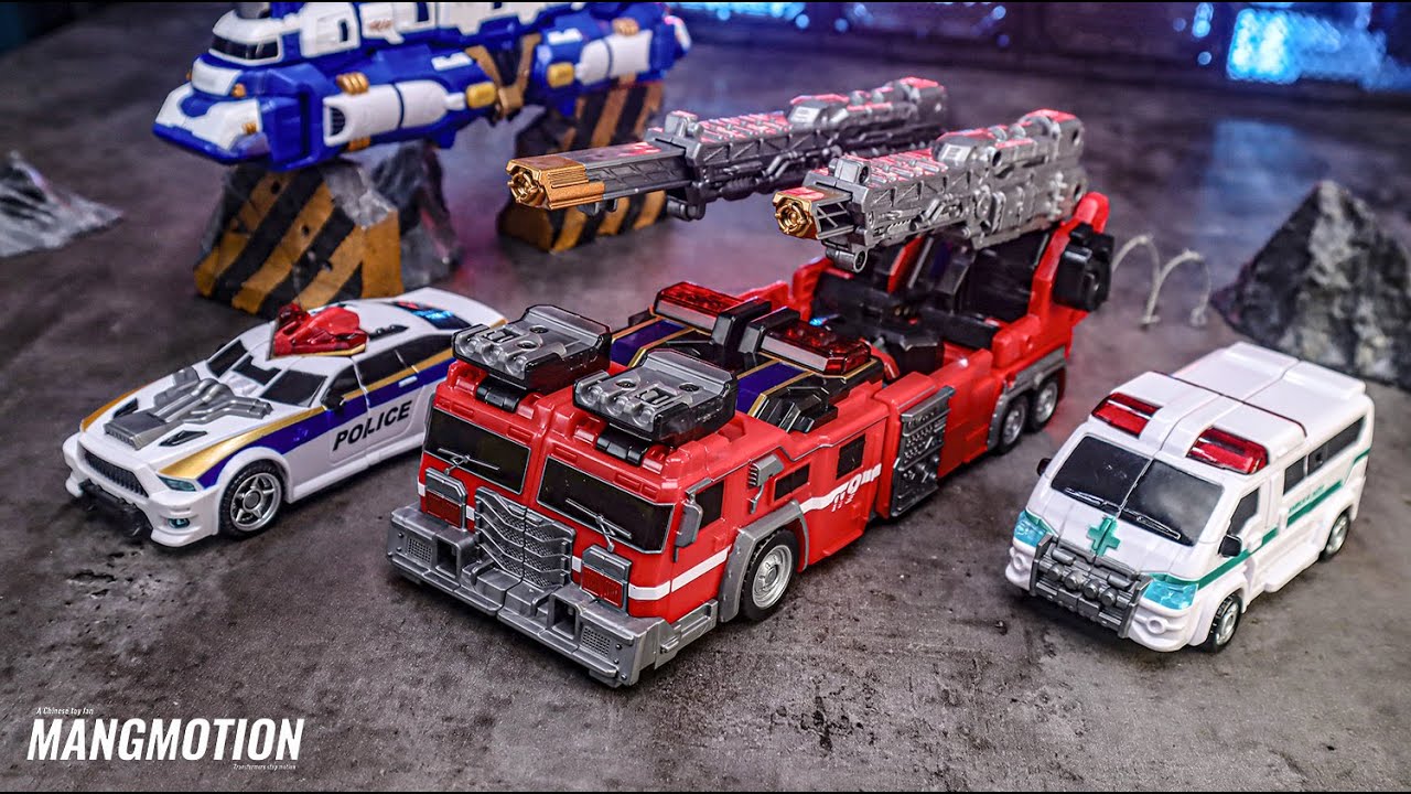 Tobot Giant Justice 4in1 rescue team combiners quick play. - YouTube
