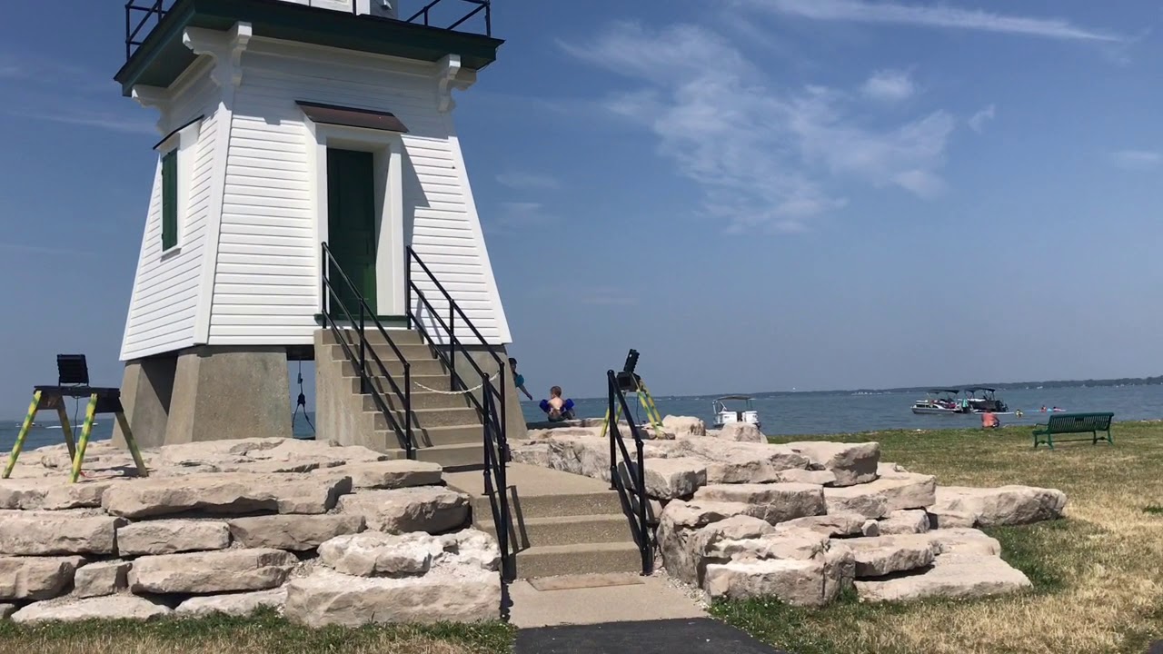 Port Clinton Beach, July 2020 - YouTube