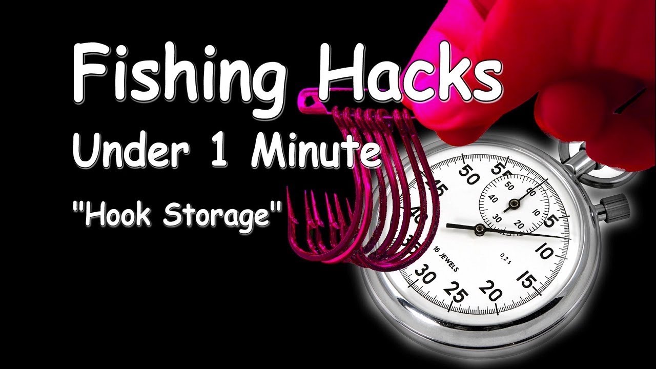 Fishing Tips, Tricks, & Hacks Under 1 Minute "Hook Storage" - YouTube