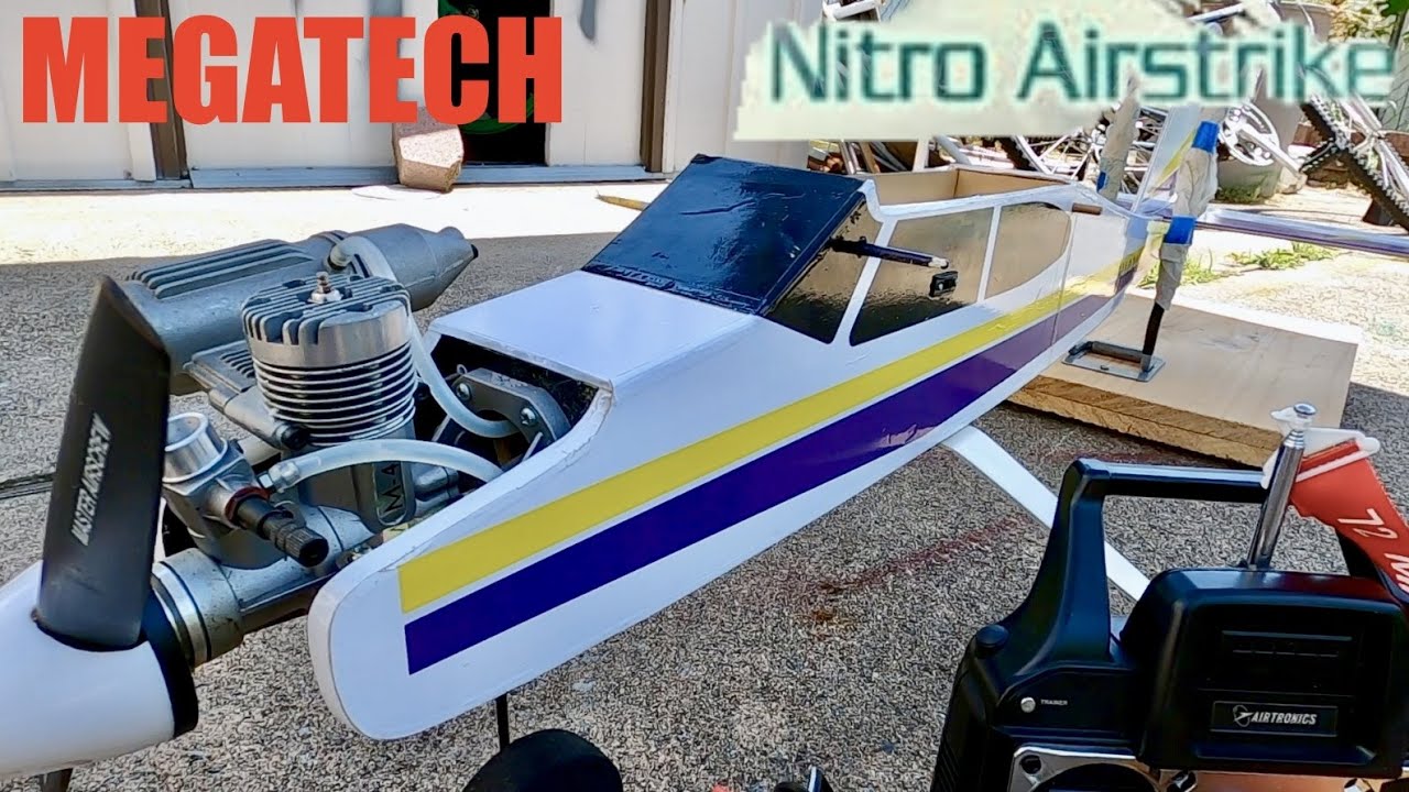 I Got A 61 INCH Nitro Plane - Megatech Nitro Airstrike - M46 Engine ...