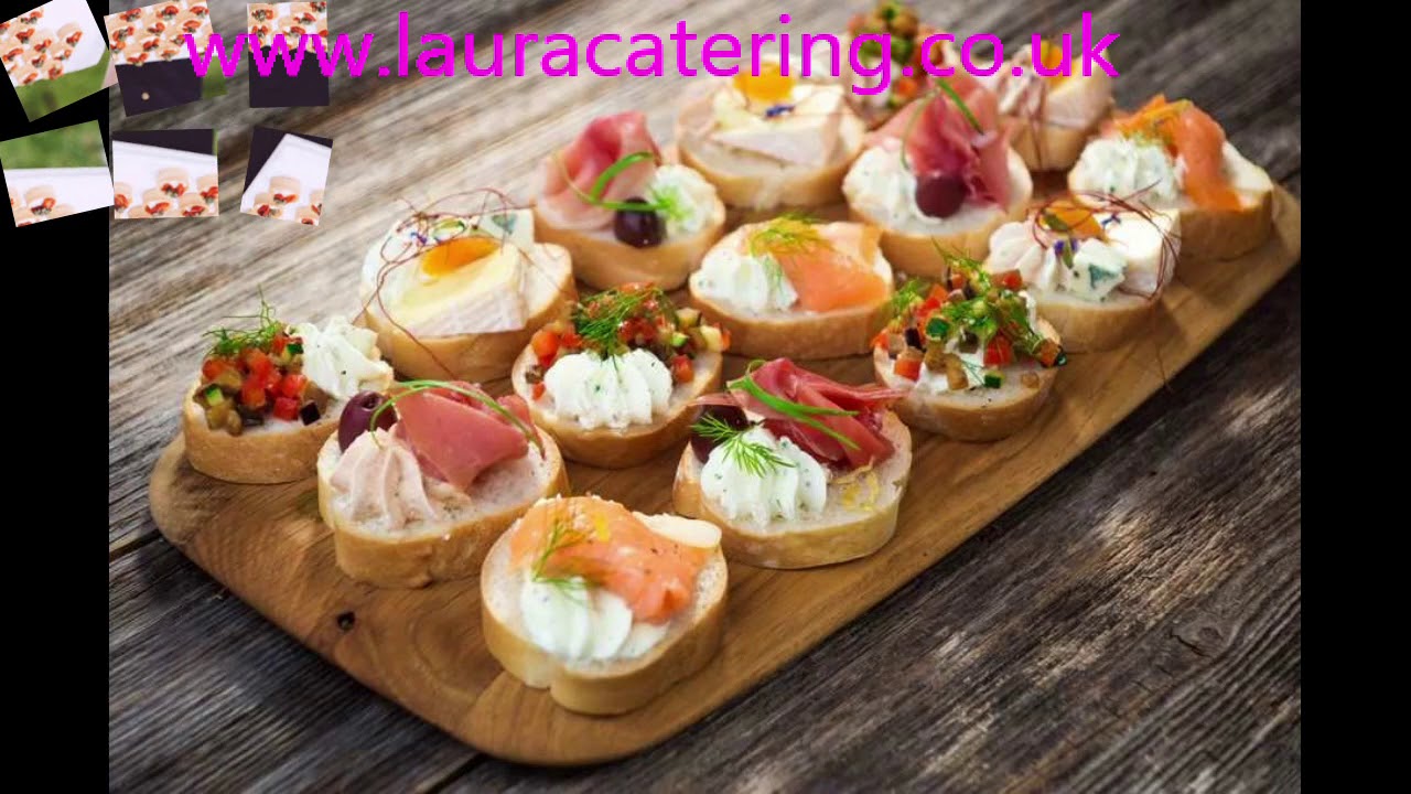 Luxury Canapes Laura catering Canapes - YouTube