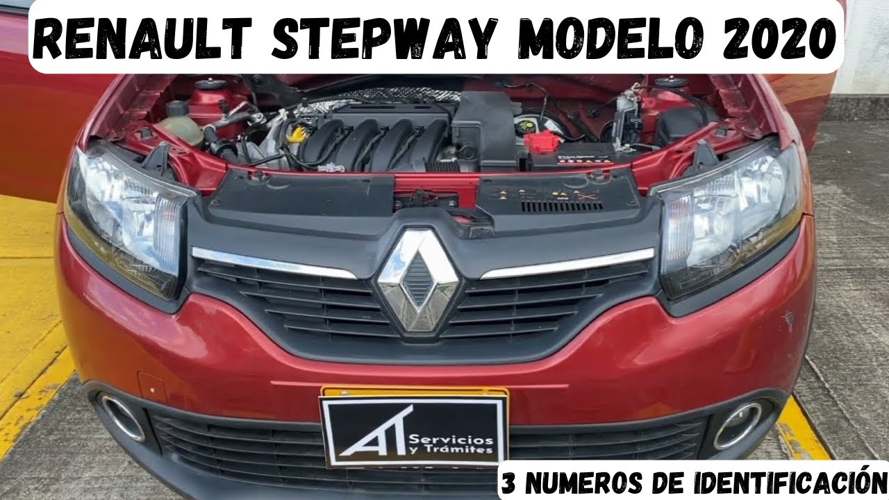 Ubicación del número de motor y chasis de un RENAULT STEPWAY modelo ...