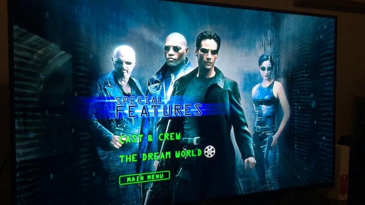 The Matrix - DVD Menu Walkthrough - Of Australia - YouTube