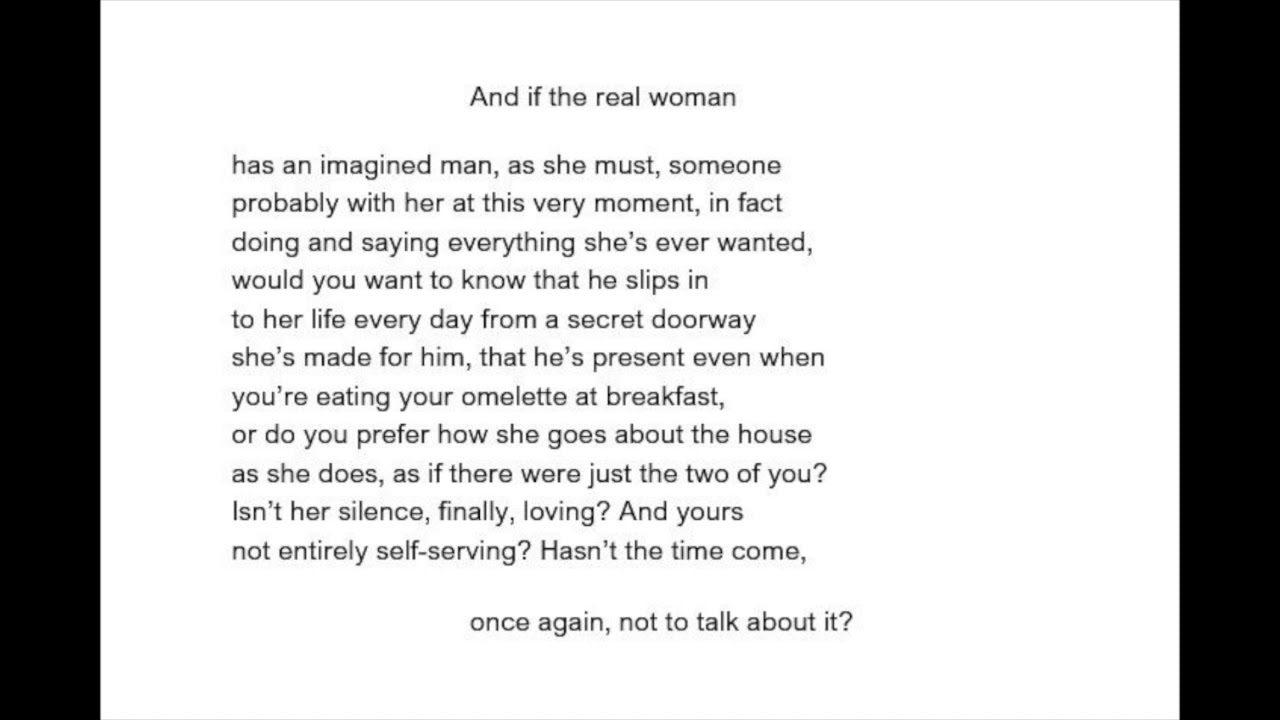 Tom O'Bedlam reading Stephen Dunn's poem "The Imagined." - YouTube