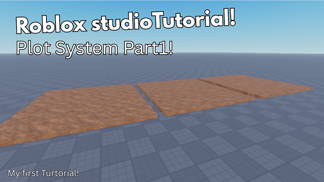 Plot System Part1 Roblox studio #roblox #robloxstudio - YouTube