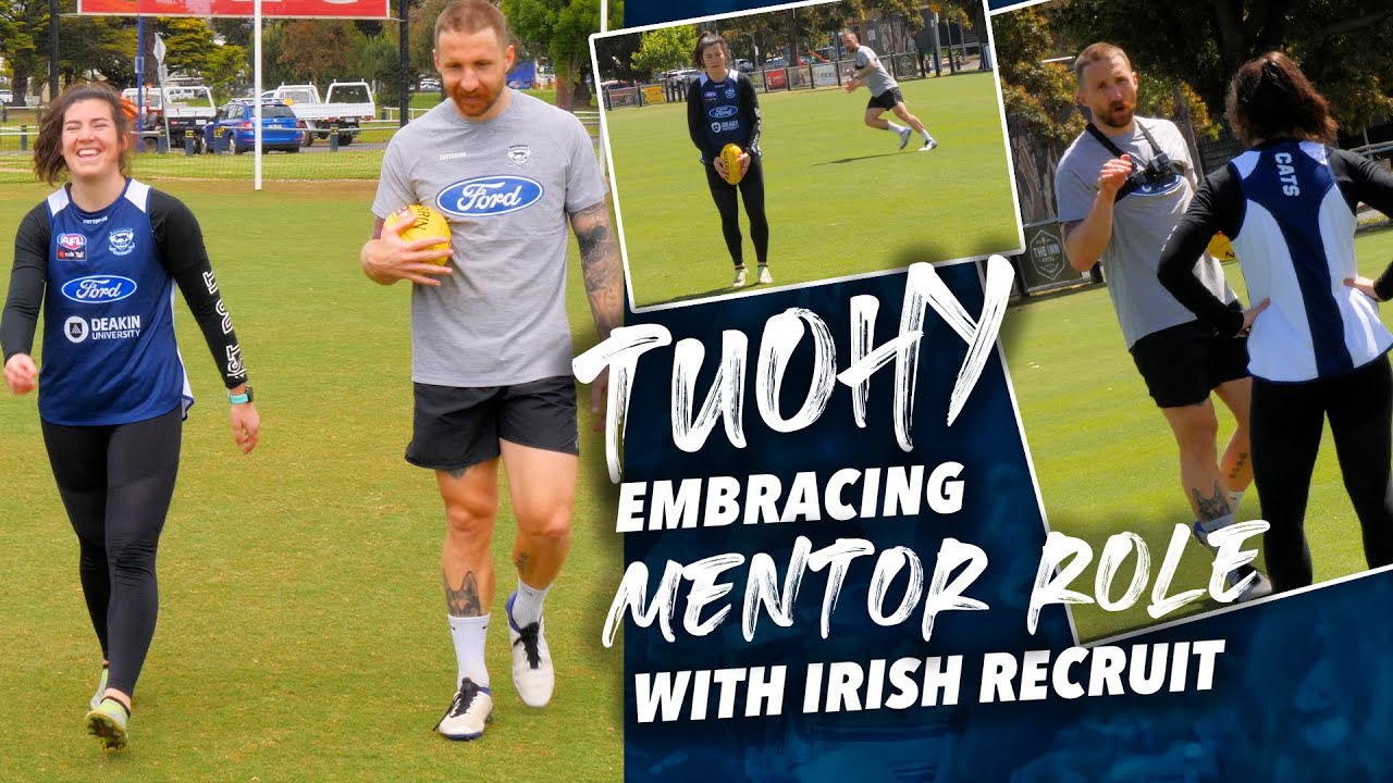Coach Reg! Irish Recruit Kearns Learns from Tuohy - YouTube