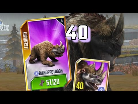 Jurassic World The Game | ep 1023 | LEVEL 40 RHINOPROTODON !!! - YouTube
