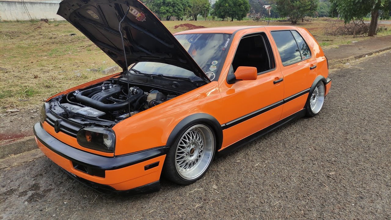 ficou pronto golf mk3 turbo o que foi feito - YouTube