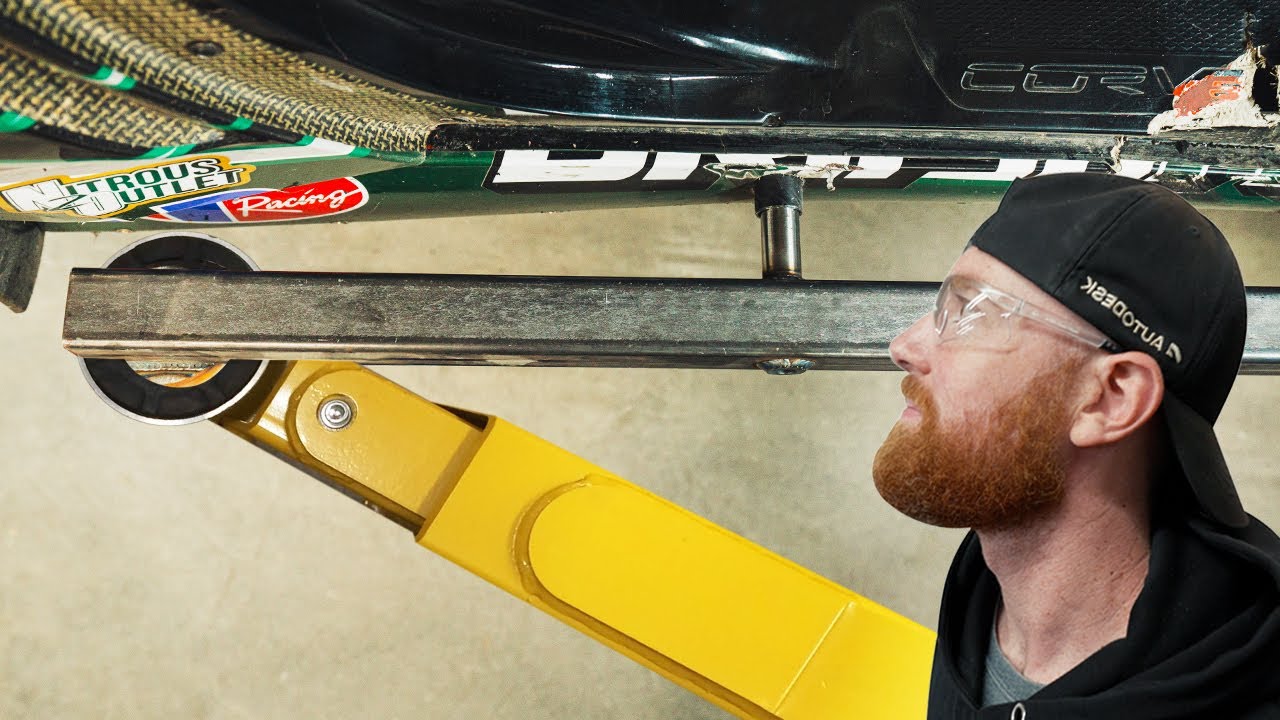 Building custom hoist bars for easy lifting - YouTube