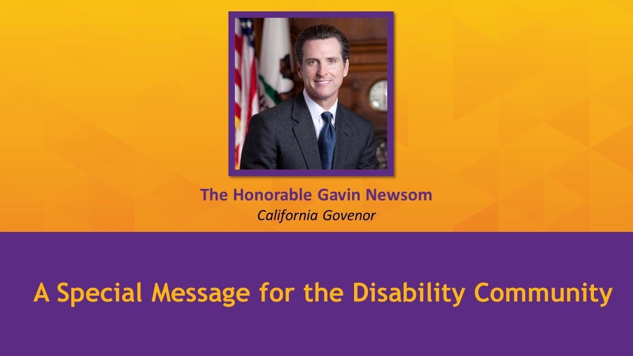 Governor Gavin Newsom Shares a Special Message at the 15th Annual IDD ...