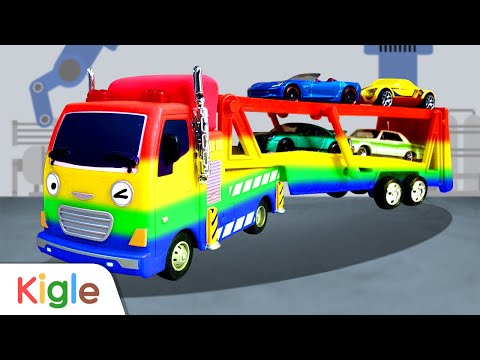 Spesial Truk Pengangkut Mobil | Truk Pemadam Kebakaran Tim Penyelamat | Kigle TV Indonesia